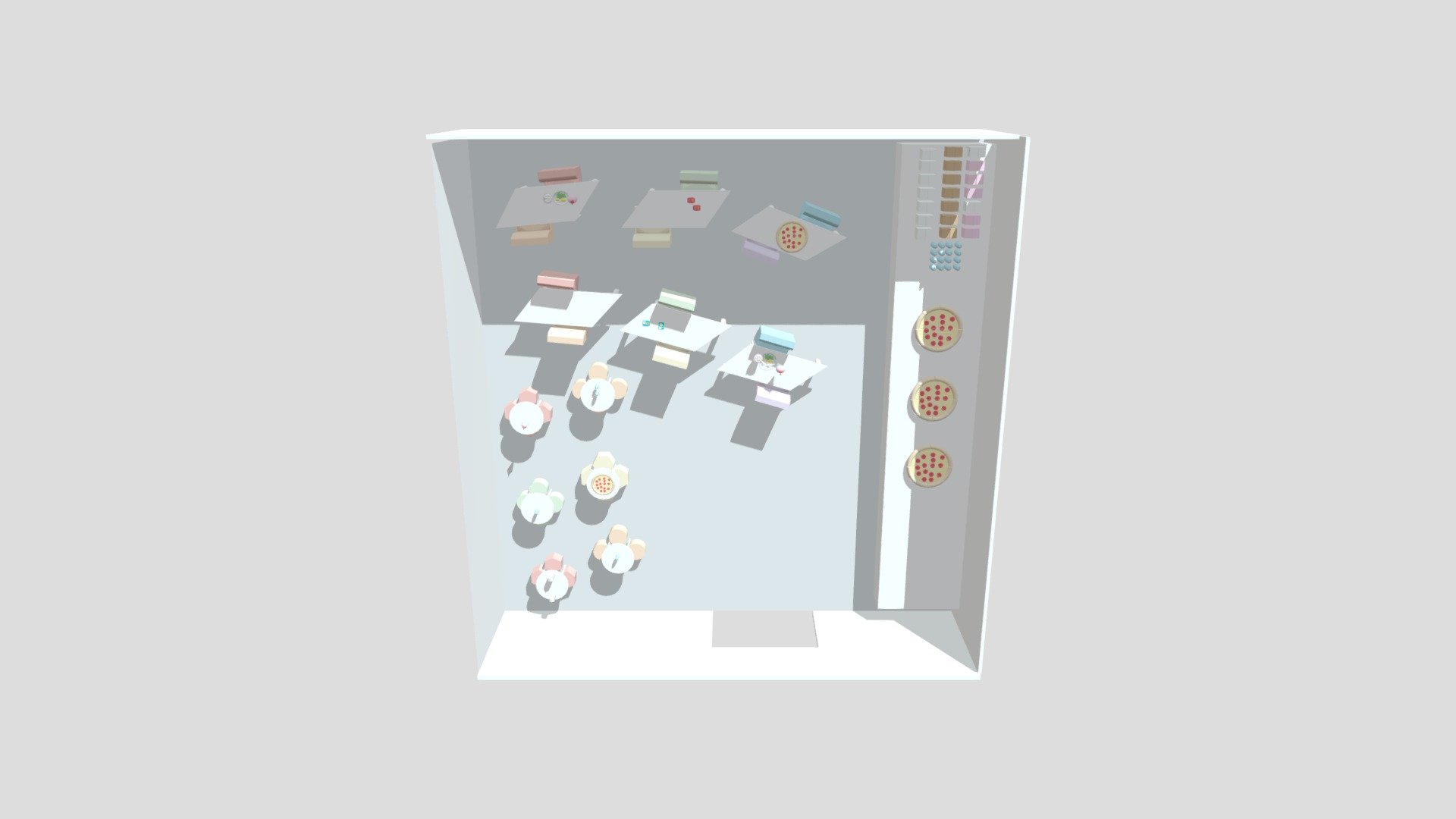 NBMS School Cafeteria - Download Free 3D model by ebraun [cde545b ...