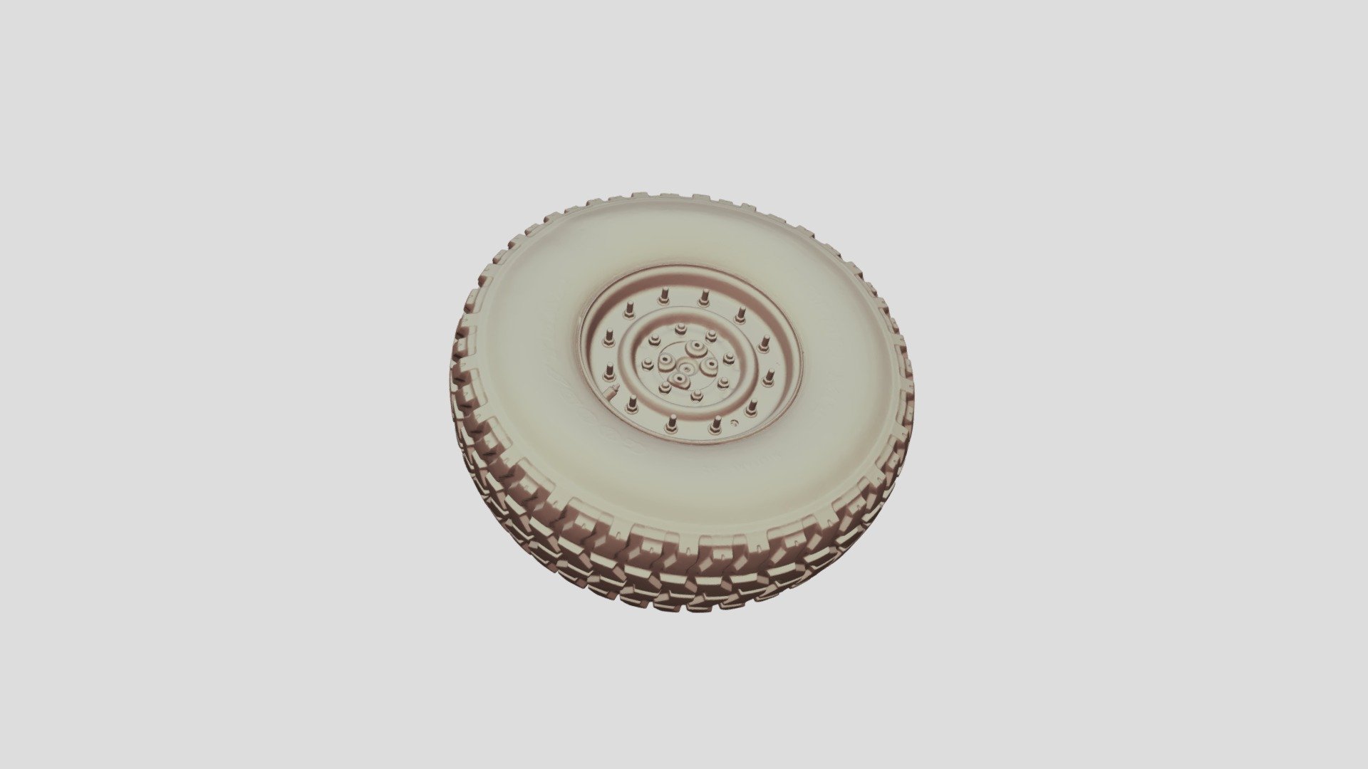Humvee Tire & Wheel - 3D model by 3DscanSTL [cde704e] - Sketchfab