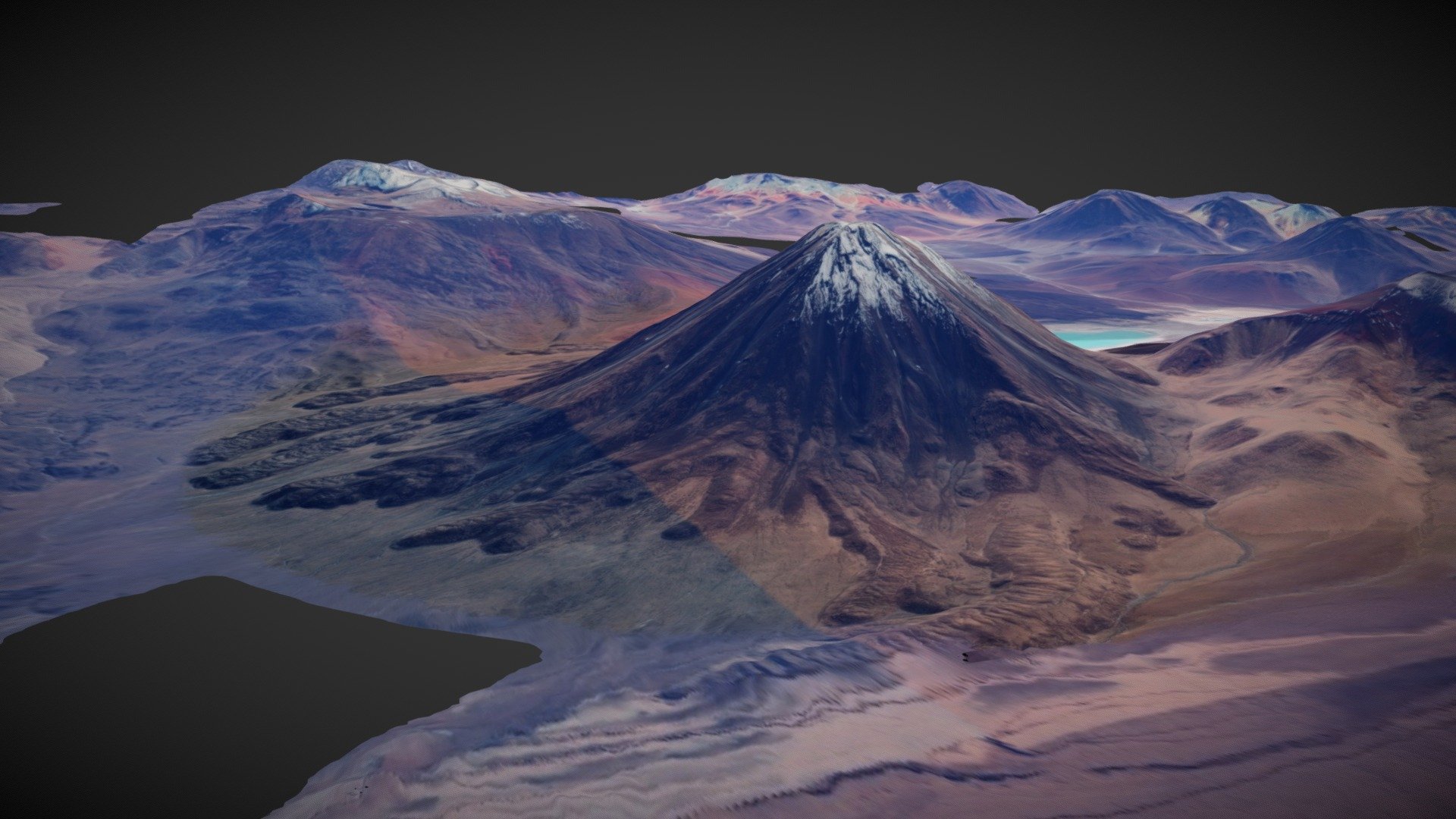 Licancabur Volcano previs geometry - 3D model by California Academy of ...