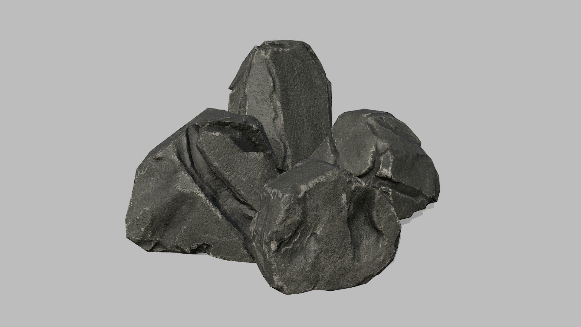 Simple Rocks - Low Poly - Download Free 3D model by MMC Works ...