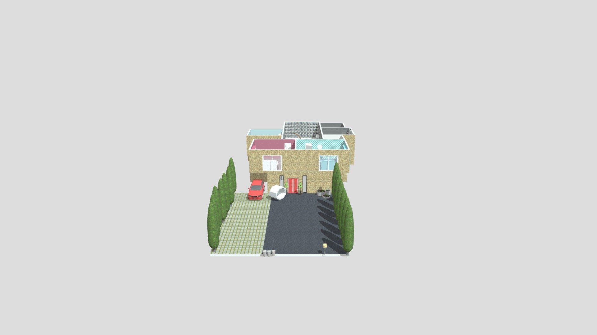 Pop house - Download Free 3D model by Home Design 3D (@homedesign3d ...