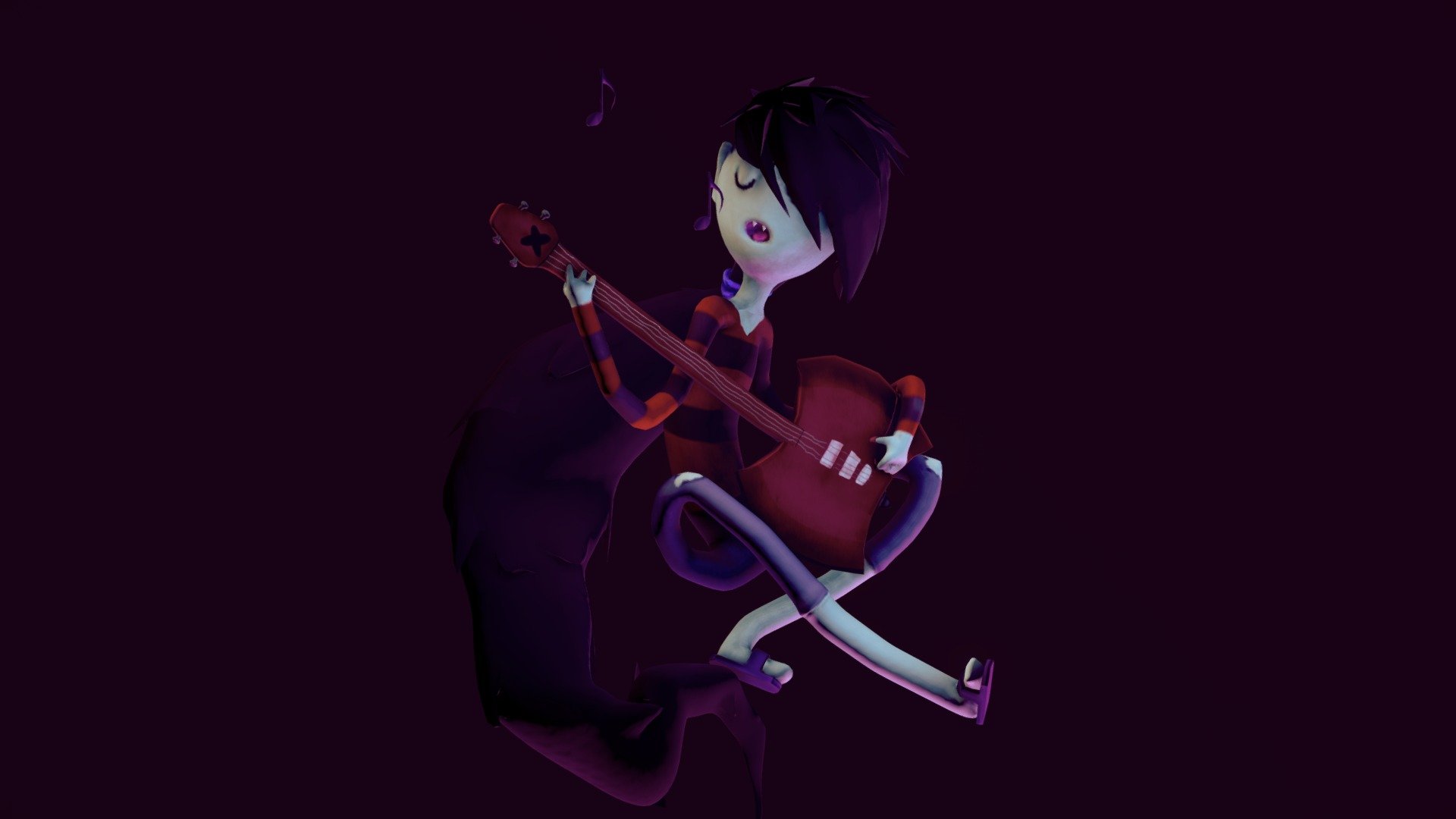Marceline - Day 16 - 3D model by Asha Basha (@Kaini) [cdea94f] - Sketchfab