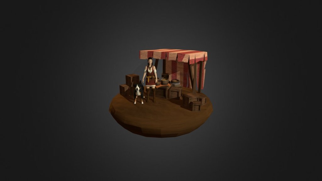 Character Scene - 3D model by hollyellis [cdeb9b1] - Sketchfab