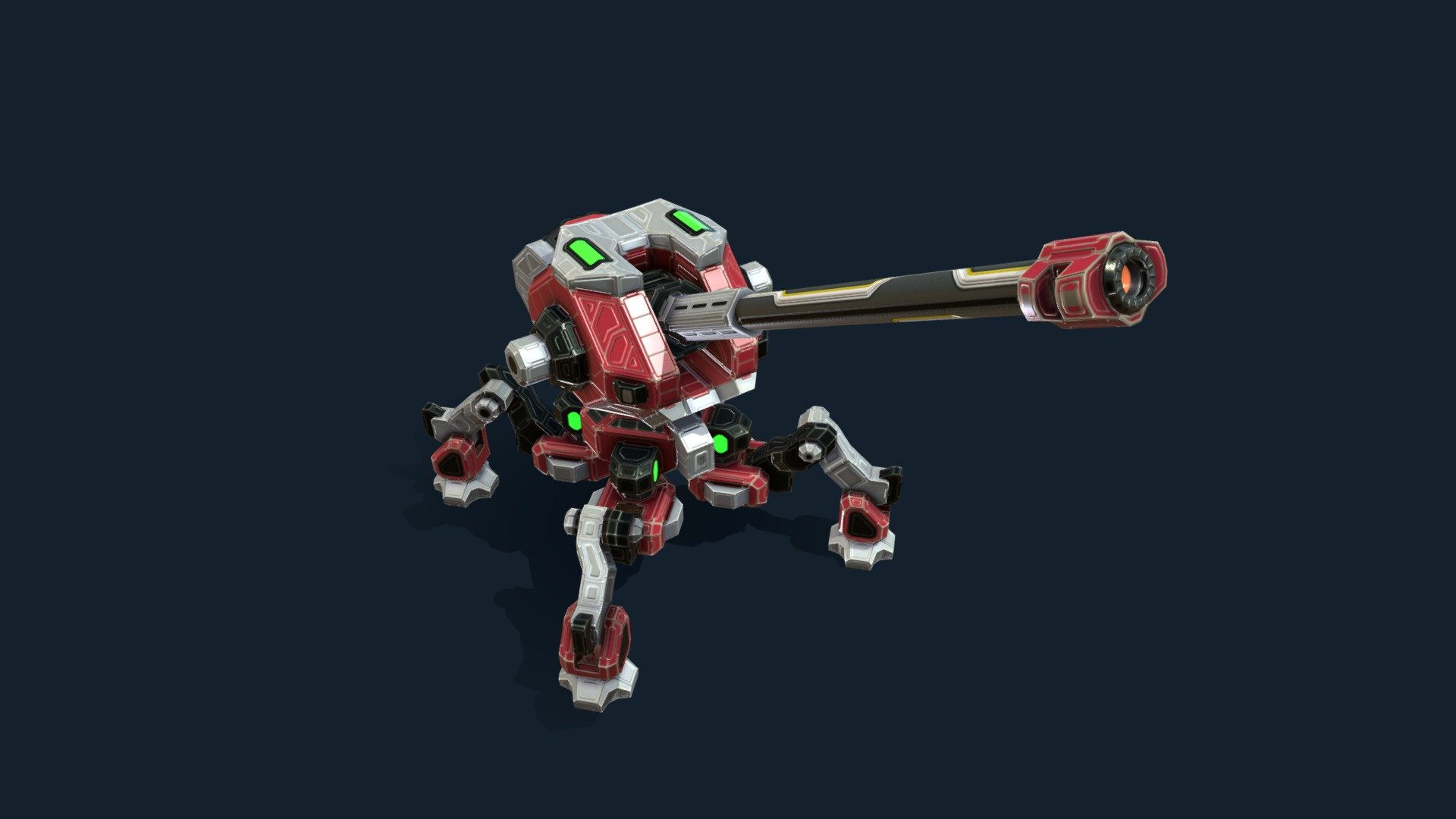 xWar: Khan All-Terrain Experimental Plasma Bot - Buy Royalty Free 3D ...