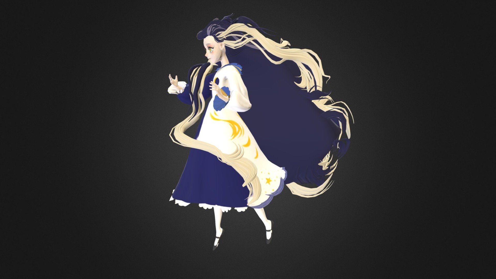 Celestial girl - 3D model by roxana_moshashai [cdec917] - Sketchfab