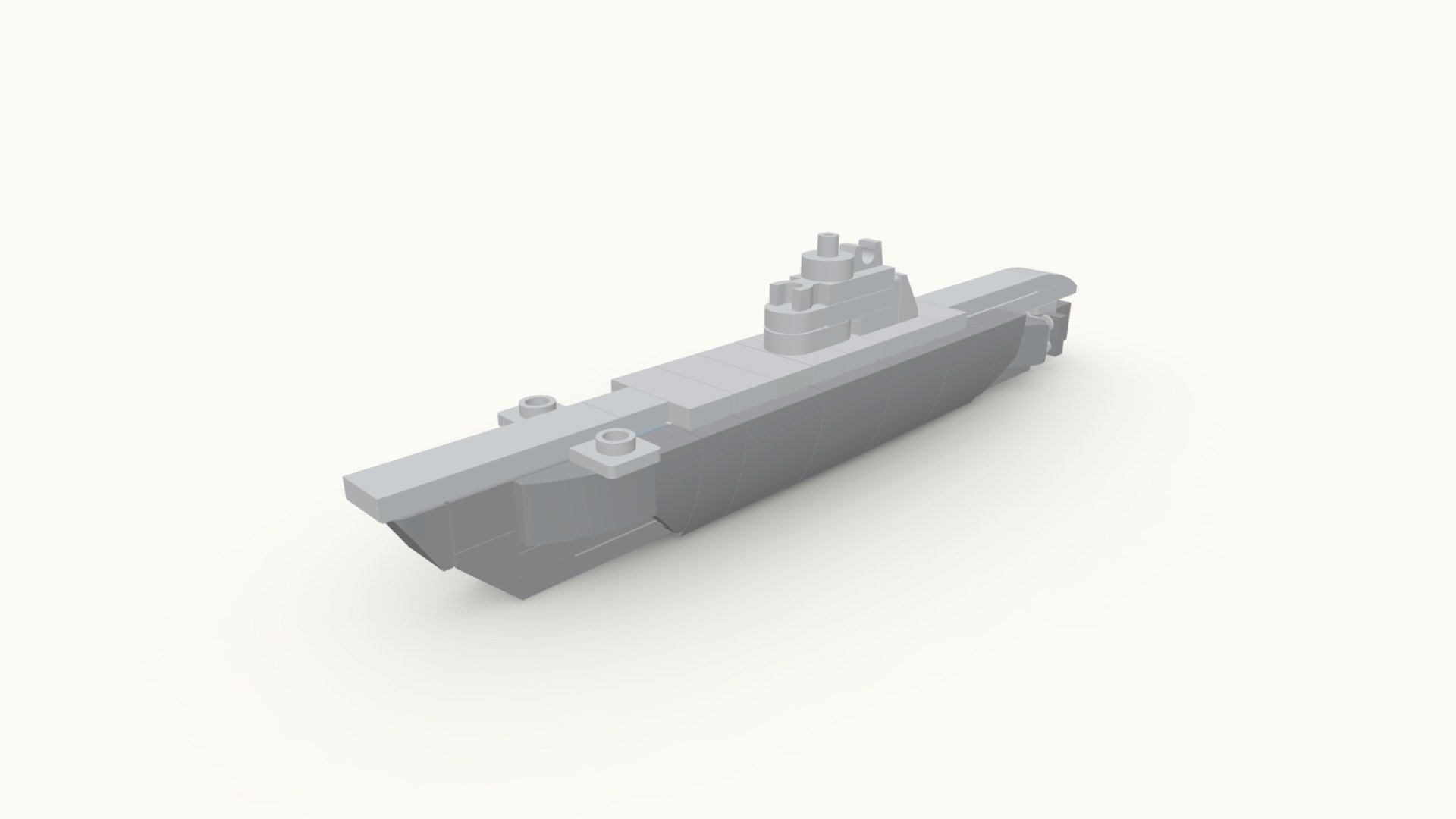 LEGO Type XXI Submarine MOC [#0131] - Download Free 3D model by The ...