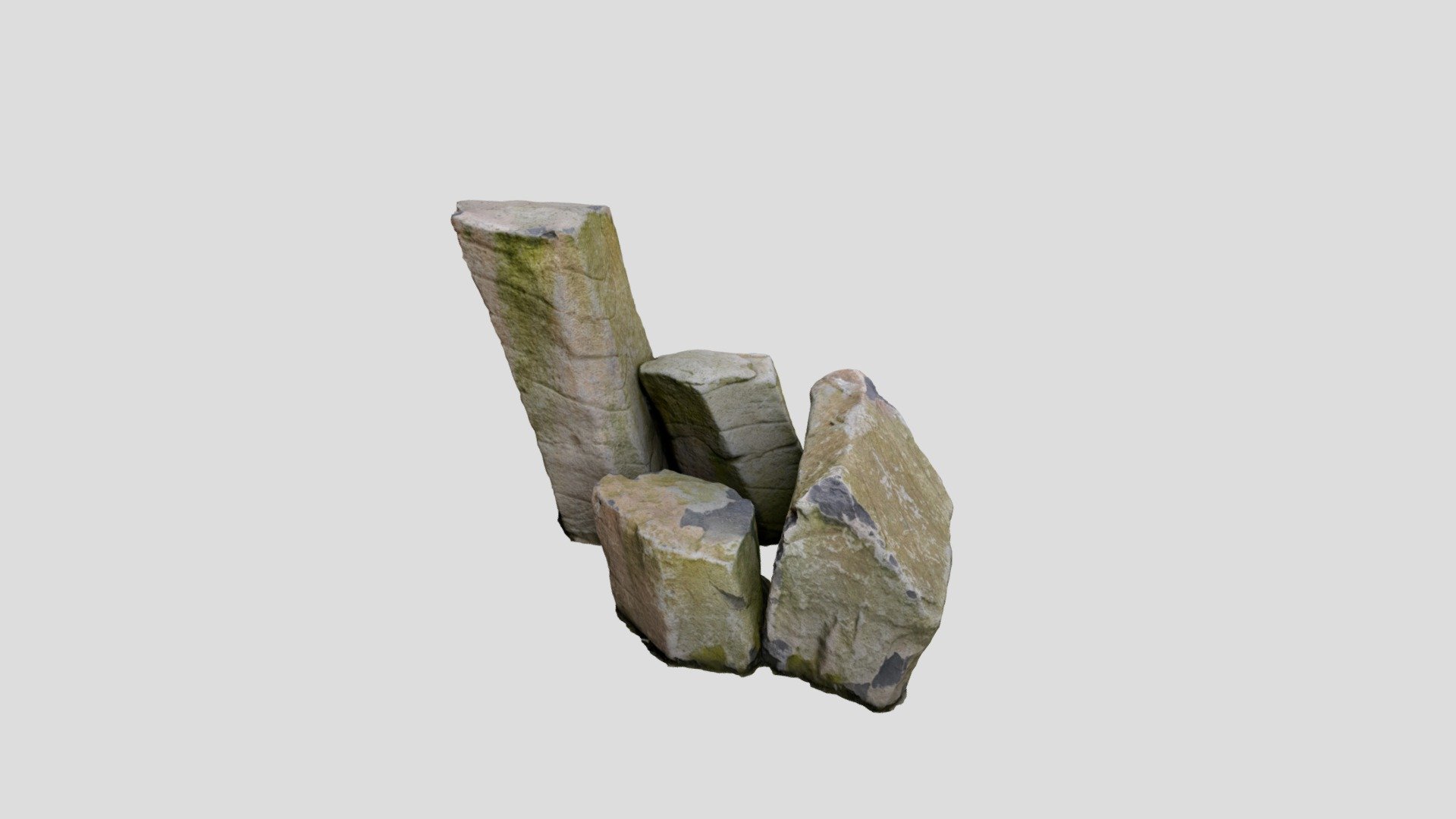 Otago Geology - Mounted rock in Quadrangle - 1 - 3D model by Otago ...
