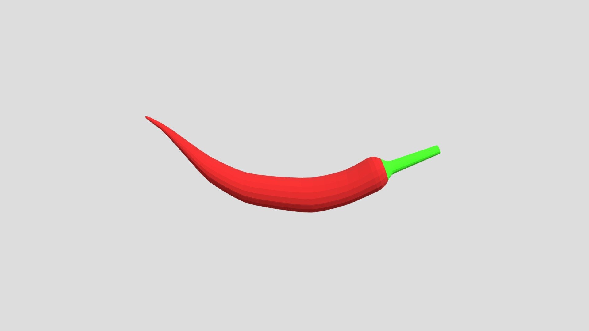 Chili pepper from Poly by Google - Download Free 3D model by IronEqual ...