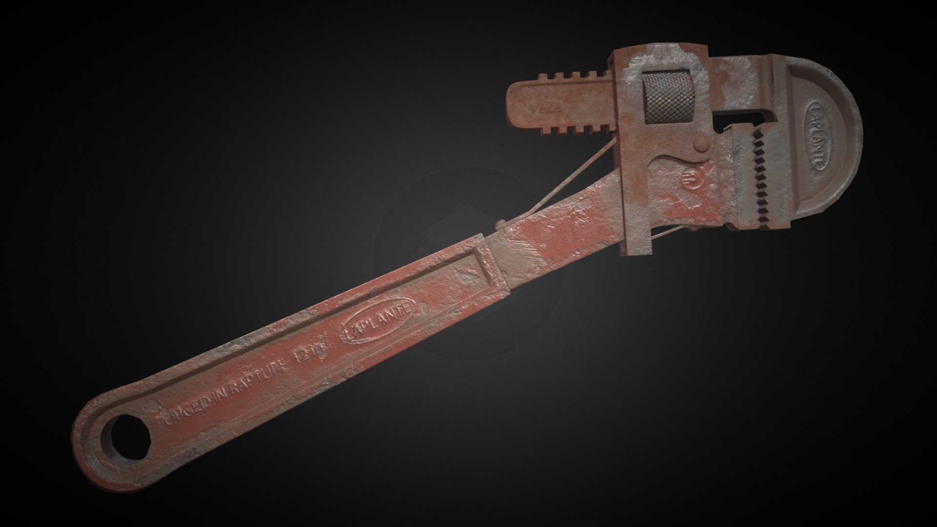 Pipe Wrench - 3D model by burstasia [cdee02c] - Sketchfab