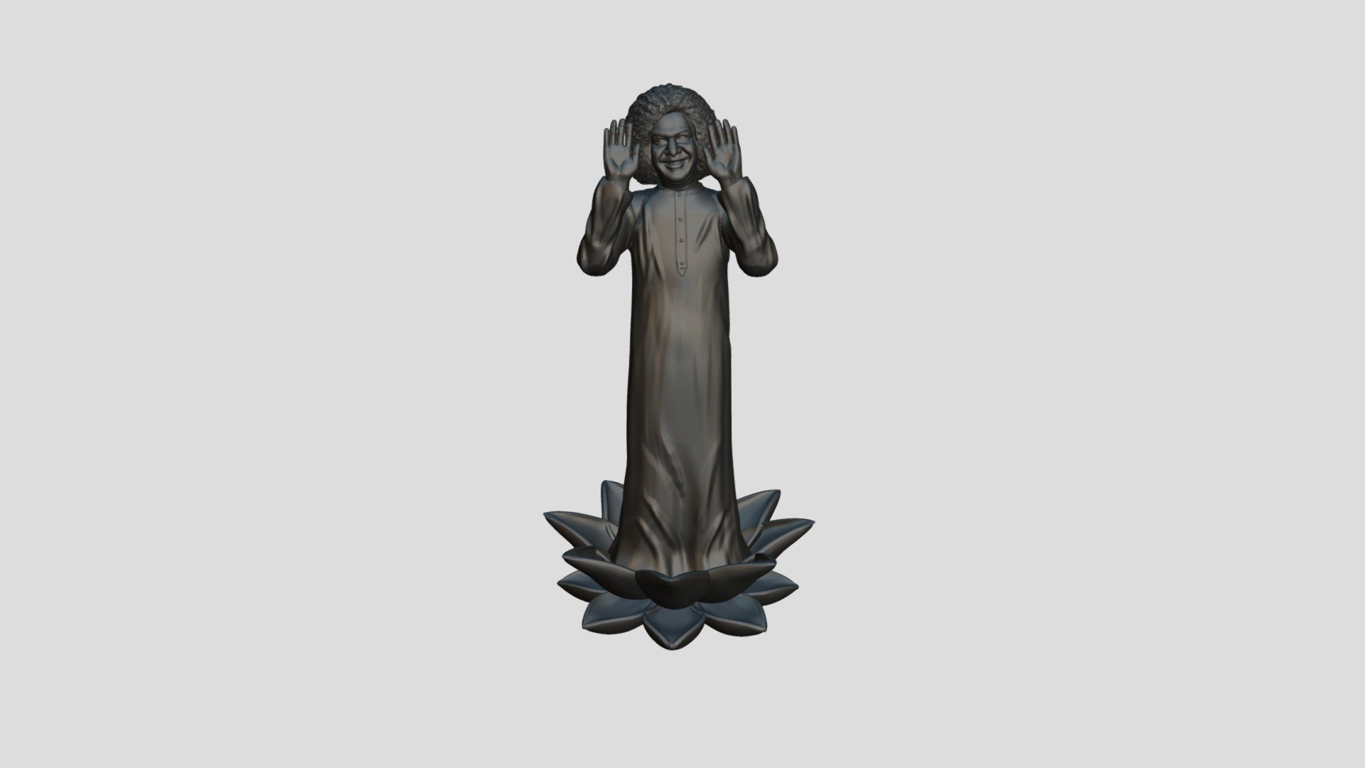 Sathya Sai Baba 3D print model - Buy Royalty Free 3D model by Karan.Malhotra [cdef21f ...