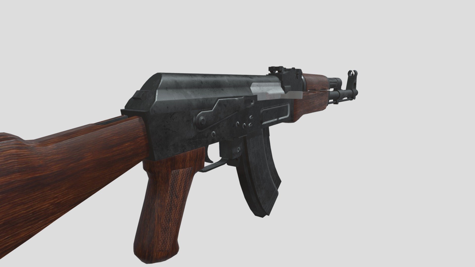 AK 47 game ready model - Download Free 3D model by Valerij Dančenko ...