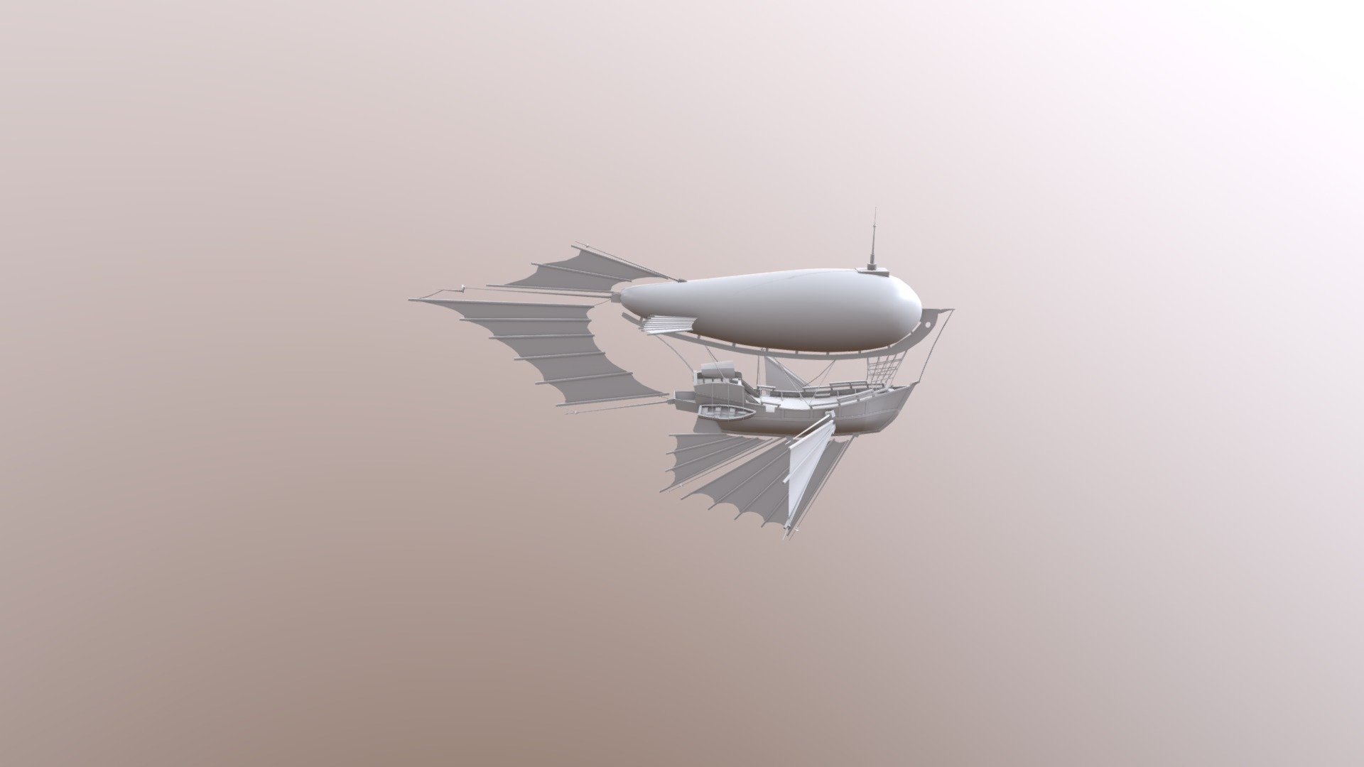Skyship - 3D model by Loumiere [cdf03f8] - Sketchfab