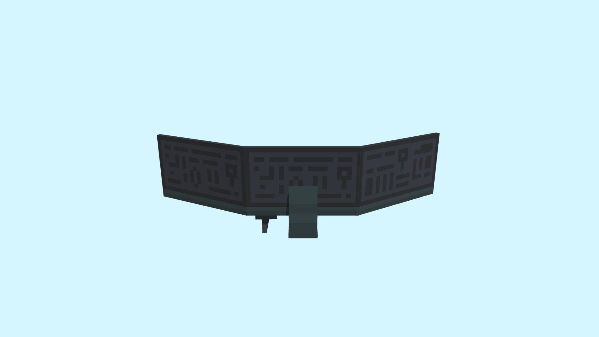 Black Windows Pc Screen - Download Free 3D model by naythemaster1 ...