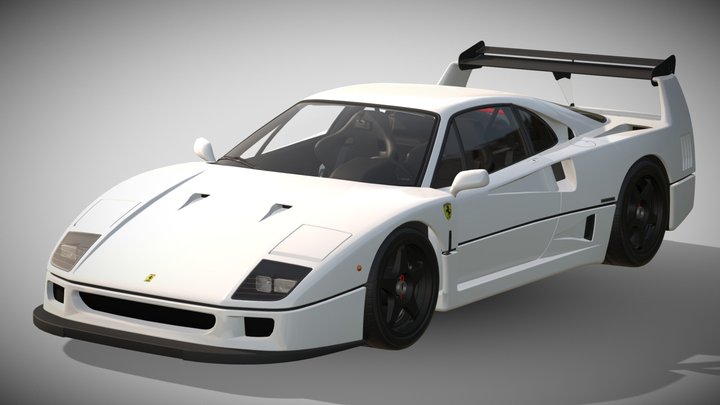 F40 3D models - Sketchfab