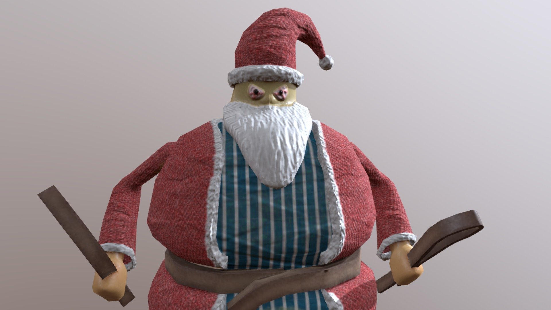 Santa Claws - 3D model by ZetaBeach [cdf1cc0] - Sketchfab