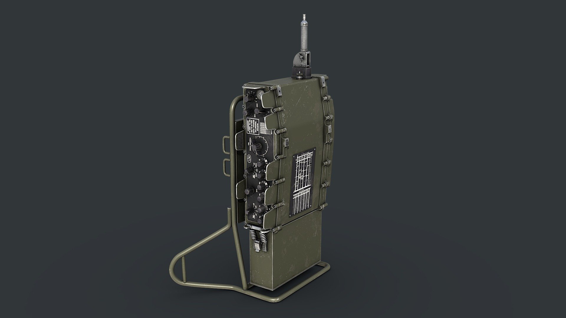 Military radio Clansman RT320-L - 3D model by seenoise [cdf3580 ...