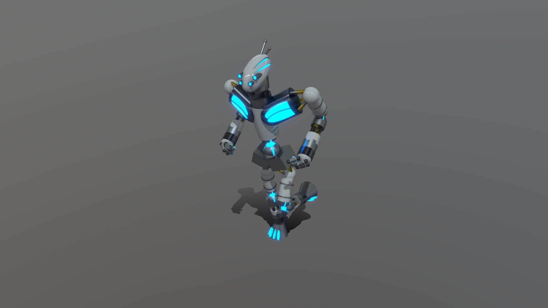Proto V2 Run Animation Test - 3D model by Rowan Design (@rowansreid ...