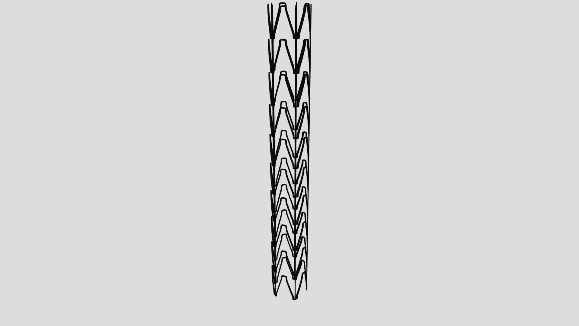 Bioresorbable Polymer-Metal Stent - 3D model by yyuze283 [cdf9263 ...