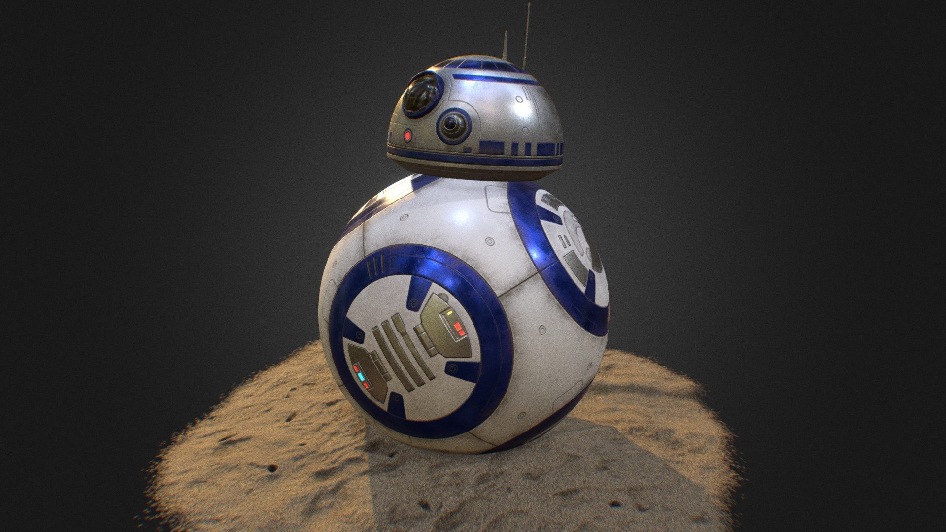Droid - 3D model by zeezee2k [cdf98bb] - Sketchfab