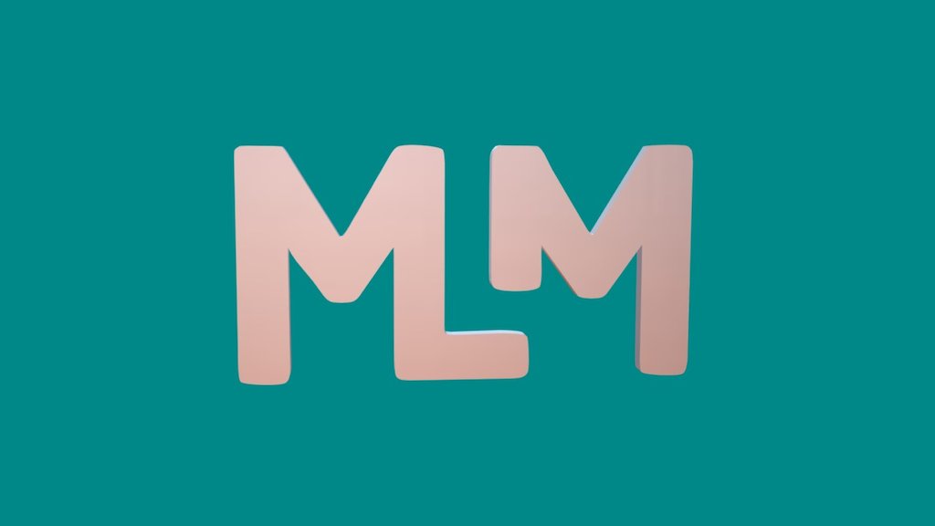 MLM logo 3D - 3D model by renan02jesus [cdfa2f3] - Sketchfab