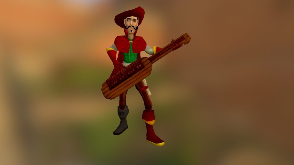 Bard - 3D model by prod1gy_y [cdfcaa3] - Sketchfab
