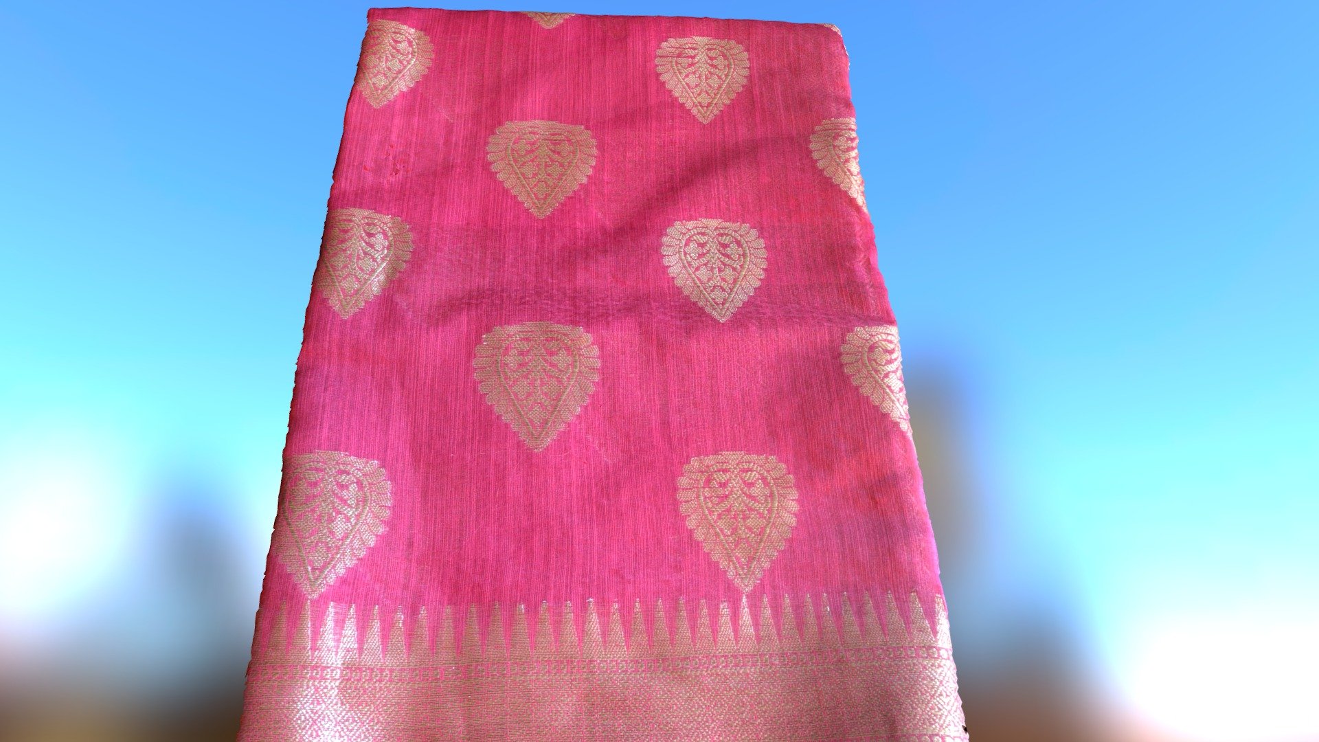 Silk Saree 3D Scan - Download Free 3D model by Perspectiv (@nagaraj ...