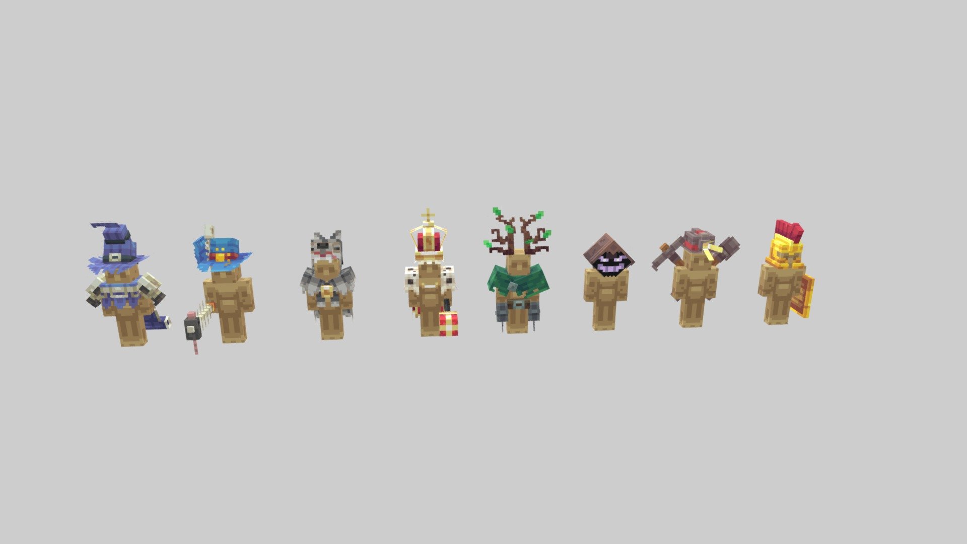 Minecraft Cosmetic Pack - 3D model by WilliamQM [cdff936] - Sketchfab
