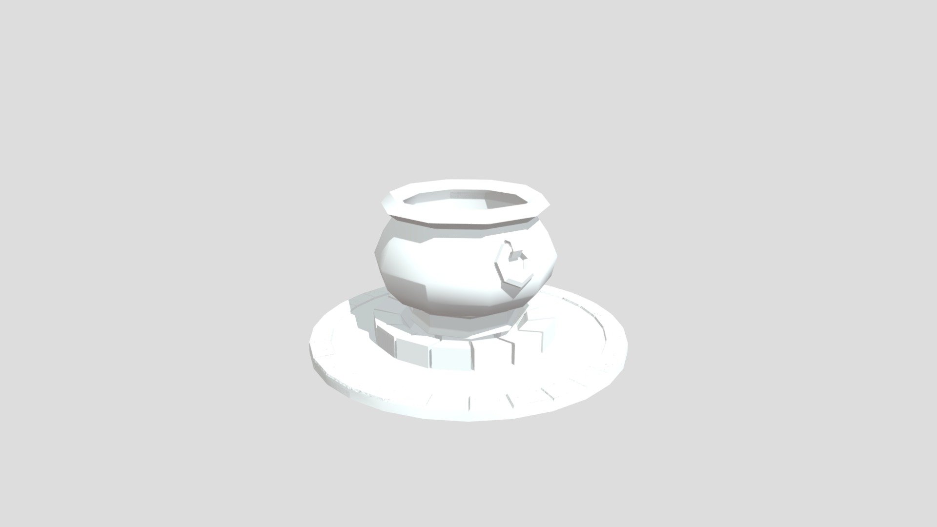 Low Poly Cauldron - 3D model by emilydish [ce0169d] - Sketchfab