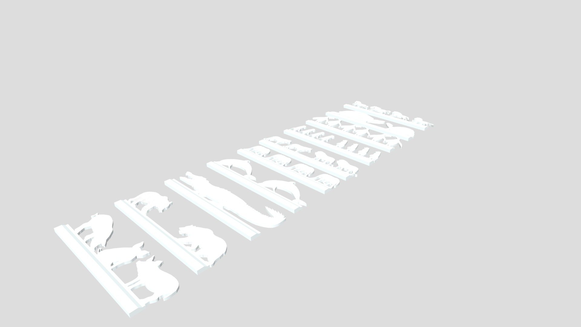 10_ Decorative_ Animal_ Inserts - 3D model by u3dprintit [ce026c8 ...