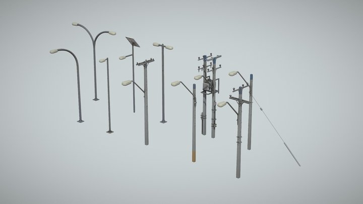 Lightpole 3D models - Sketchfab