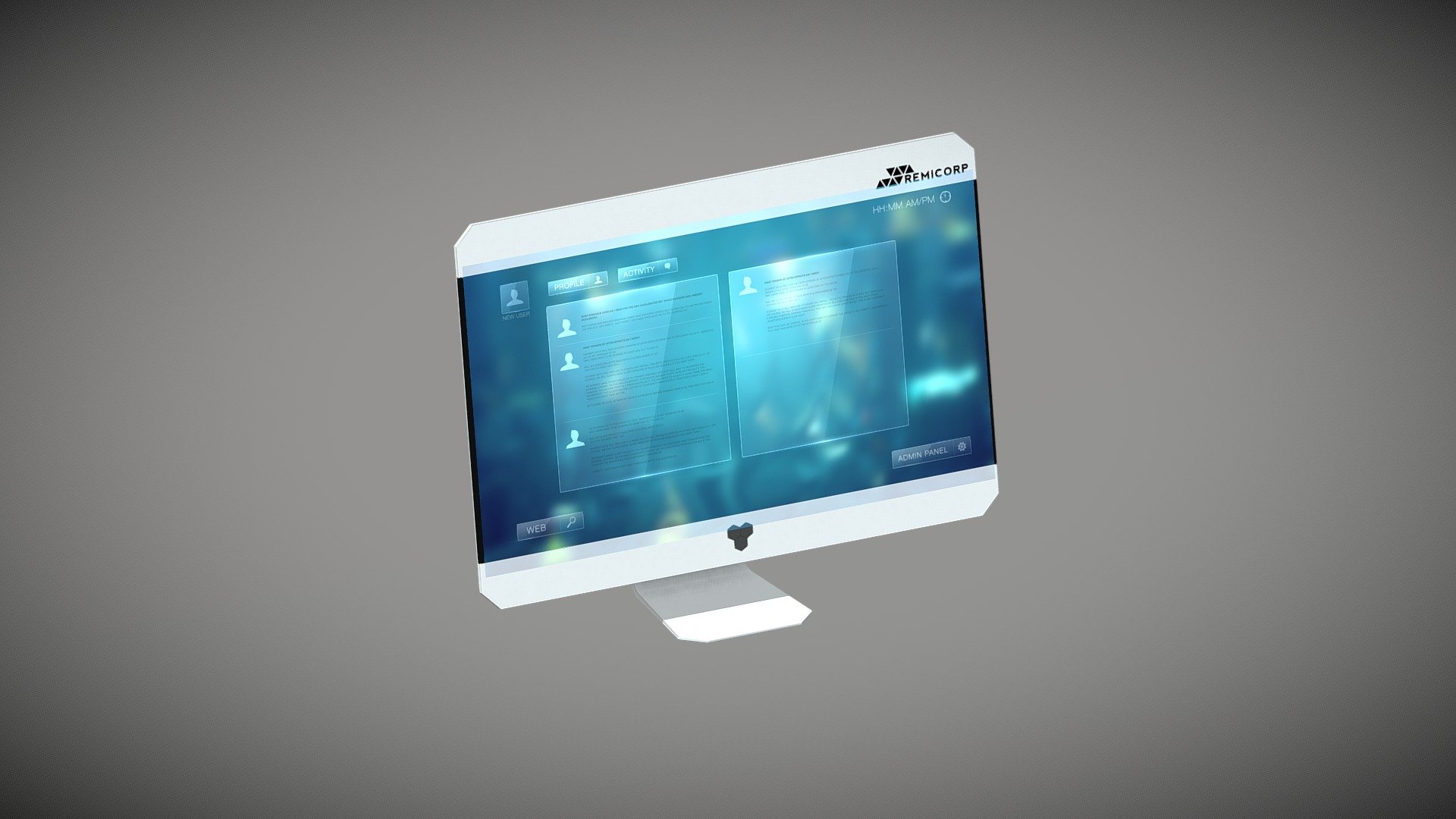 Sci-Fi Electronics AAA: Desktop (email) - Buy Royalty Free 3D model by ...