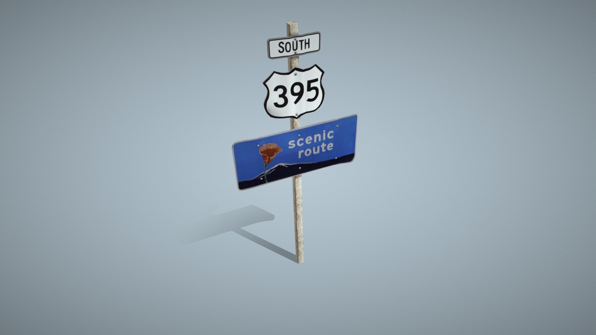 Road sign - Download Free 3D model by KaramellGlass (@BlueHour ...