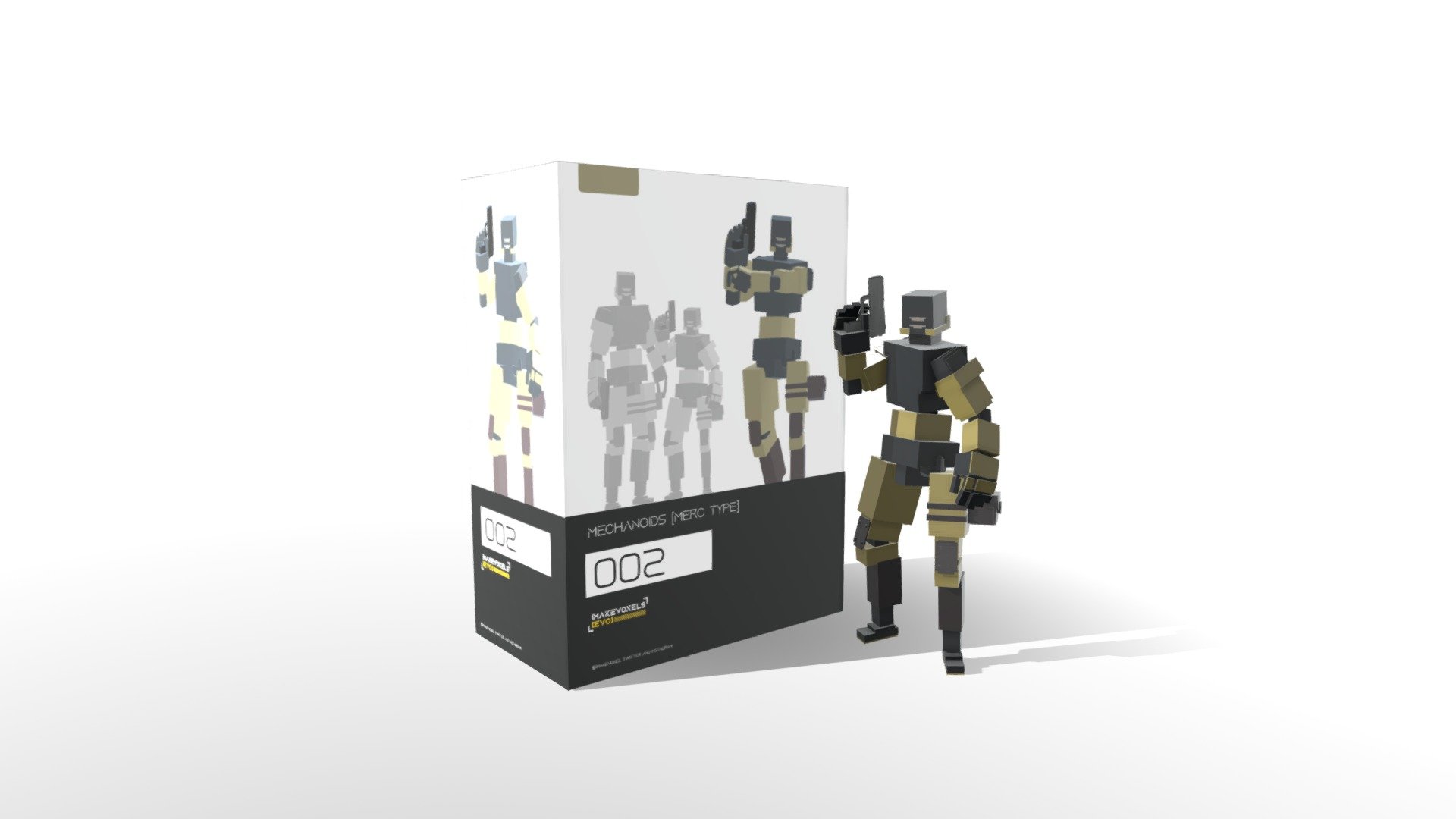Mechanoid[Merc Type] Figma/Gunpla Figure - Buy Royalty Free 3D model by ...
