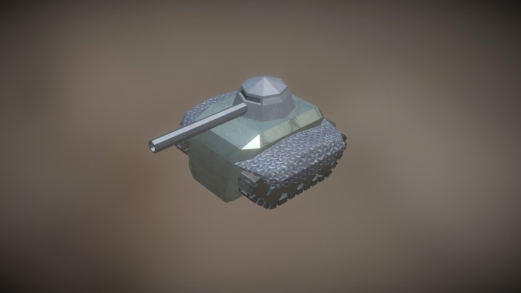 Tank (Textured) - 3D model by Tom Clark (@tomclark) [ce07a41] - Sketchfab