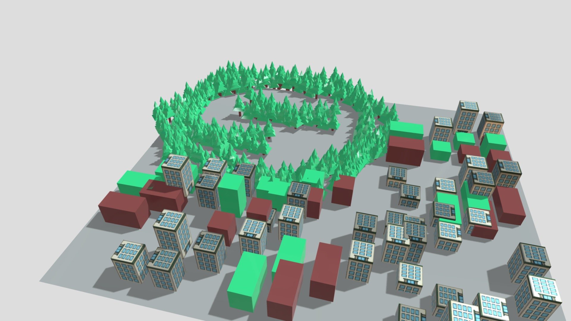 New model of a city - Download Free 3D model by skibidihowdy [ce0a8b1 ...