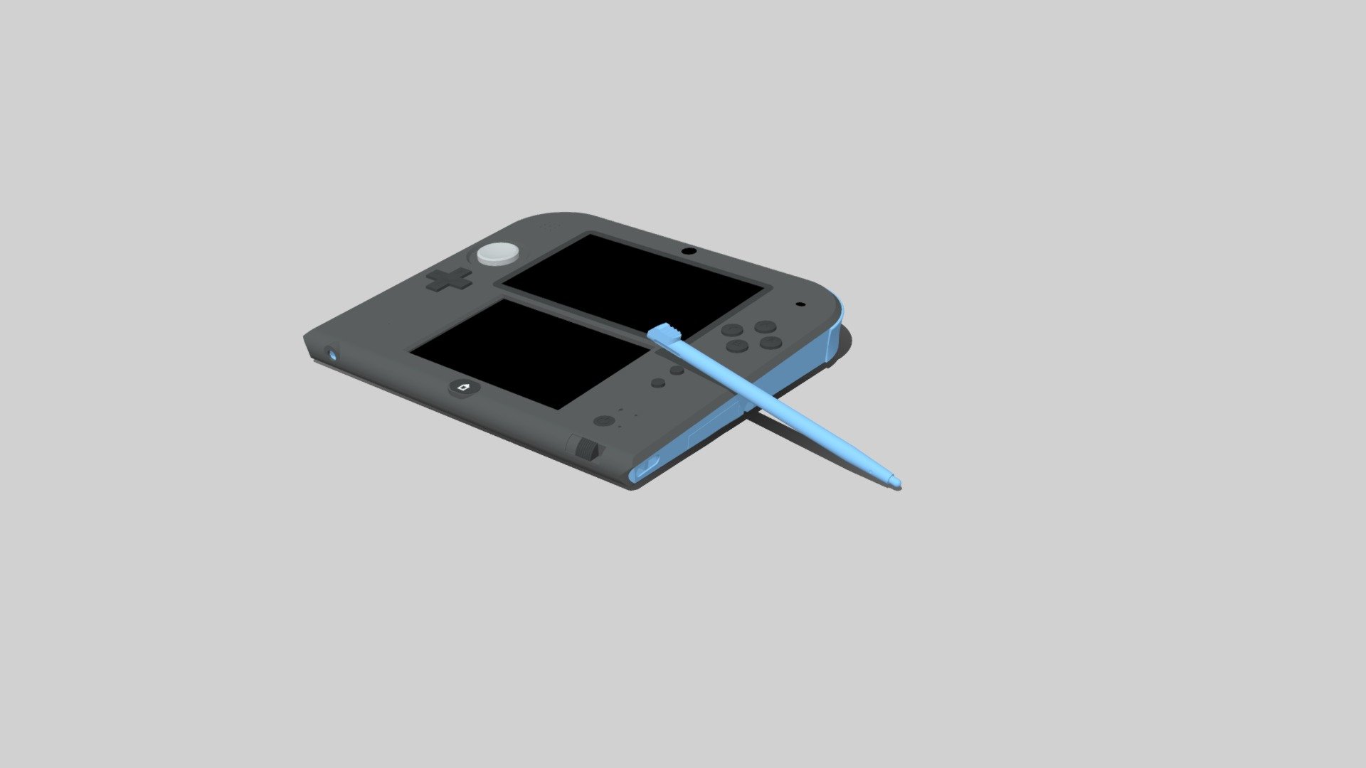 Nintendo Blue - 3D model by sandrive22 [ce0b31e] - Sketchfab