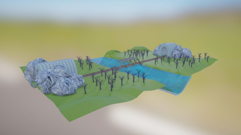 Landscape Test - 3D model by Marcel van Duijn (@MarcelvanDuijn ...