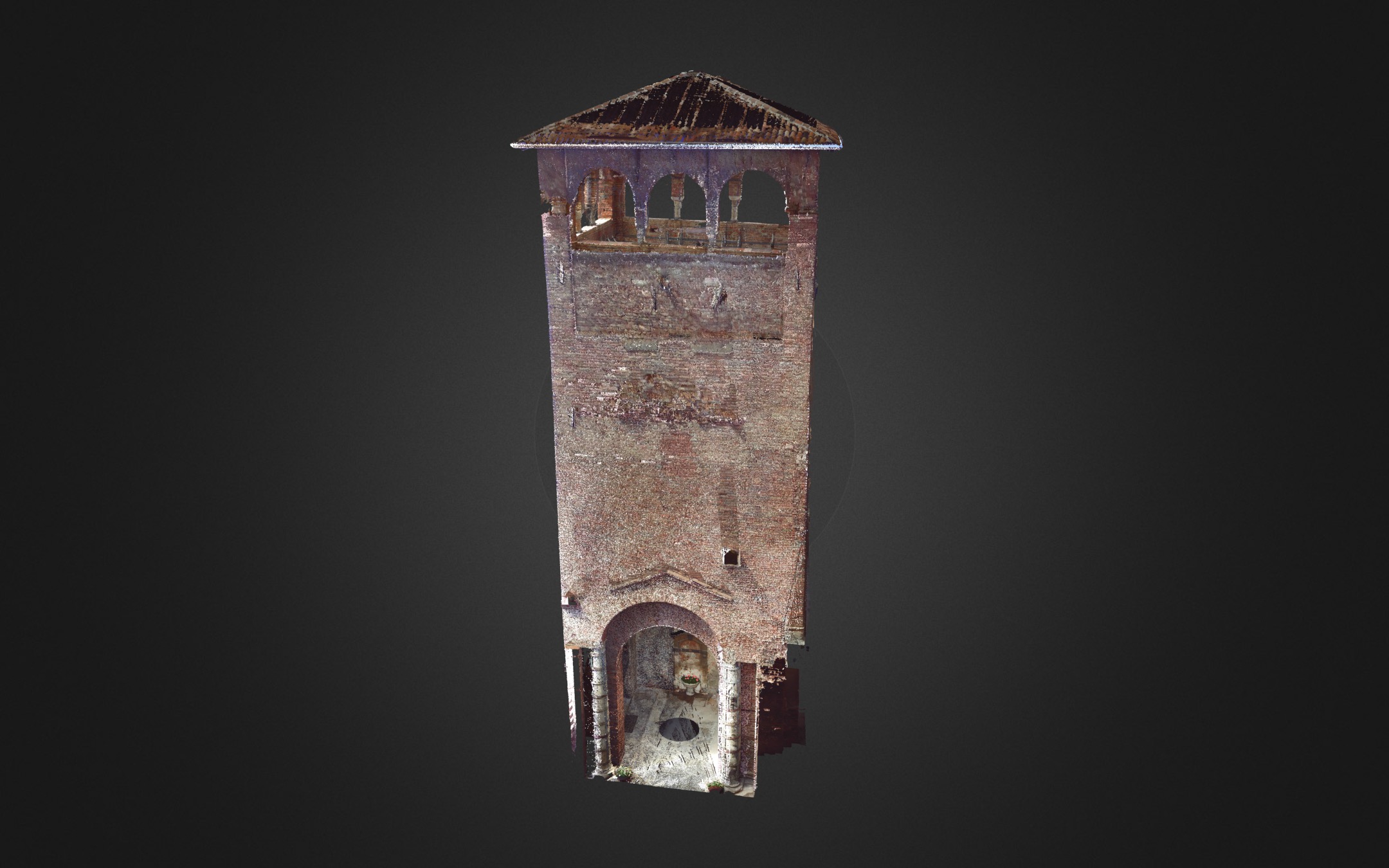 Square Tower - 3D model by Computer Vision and Reverse Engineering Lab ...