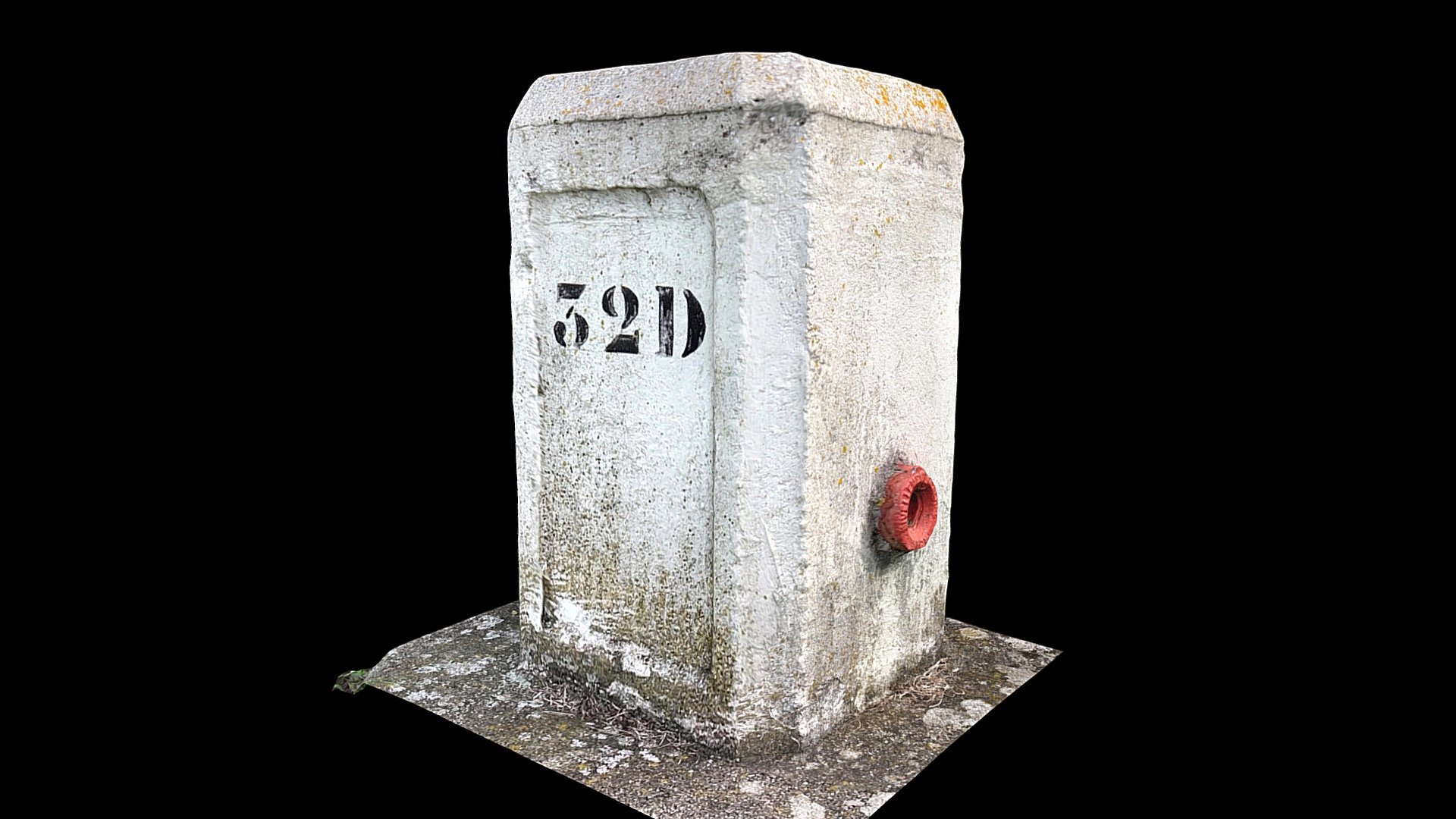 Borne repère de nivellement 32D - Download Free 3D model by clwacker [ce0c73b] - Sketchfab