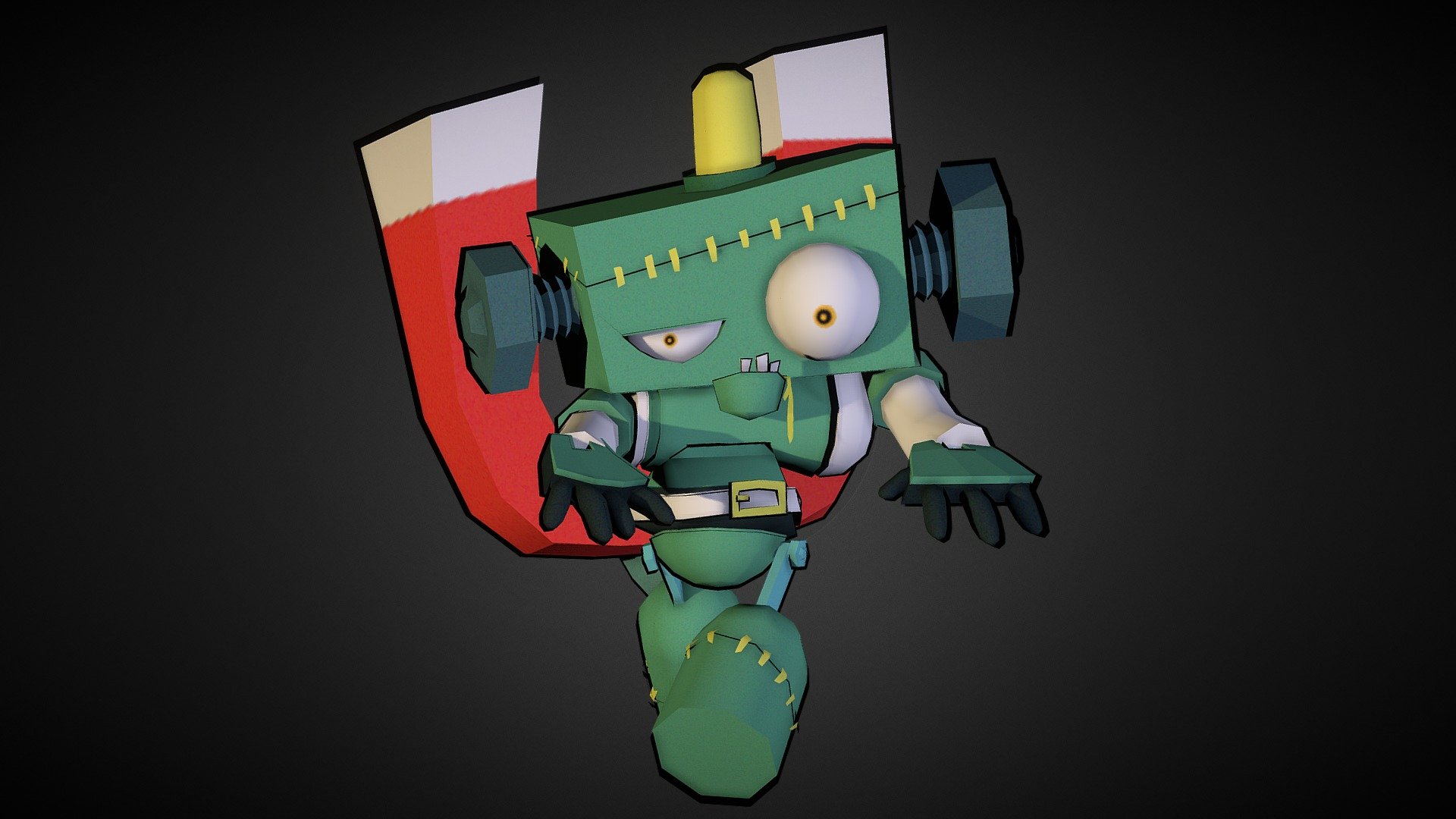 Zombot-3000 - 3D model by Mwitwa Chileshe (@mikebuttowski) [ce0eec0 ...