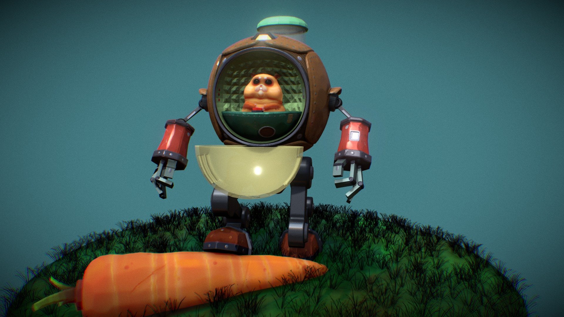 RoboHamster 3000 - 3D model by WillyPerroLoco [ce0fa95] - Sketchfab
