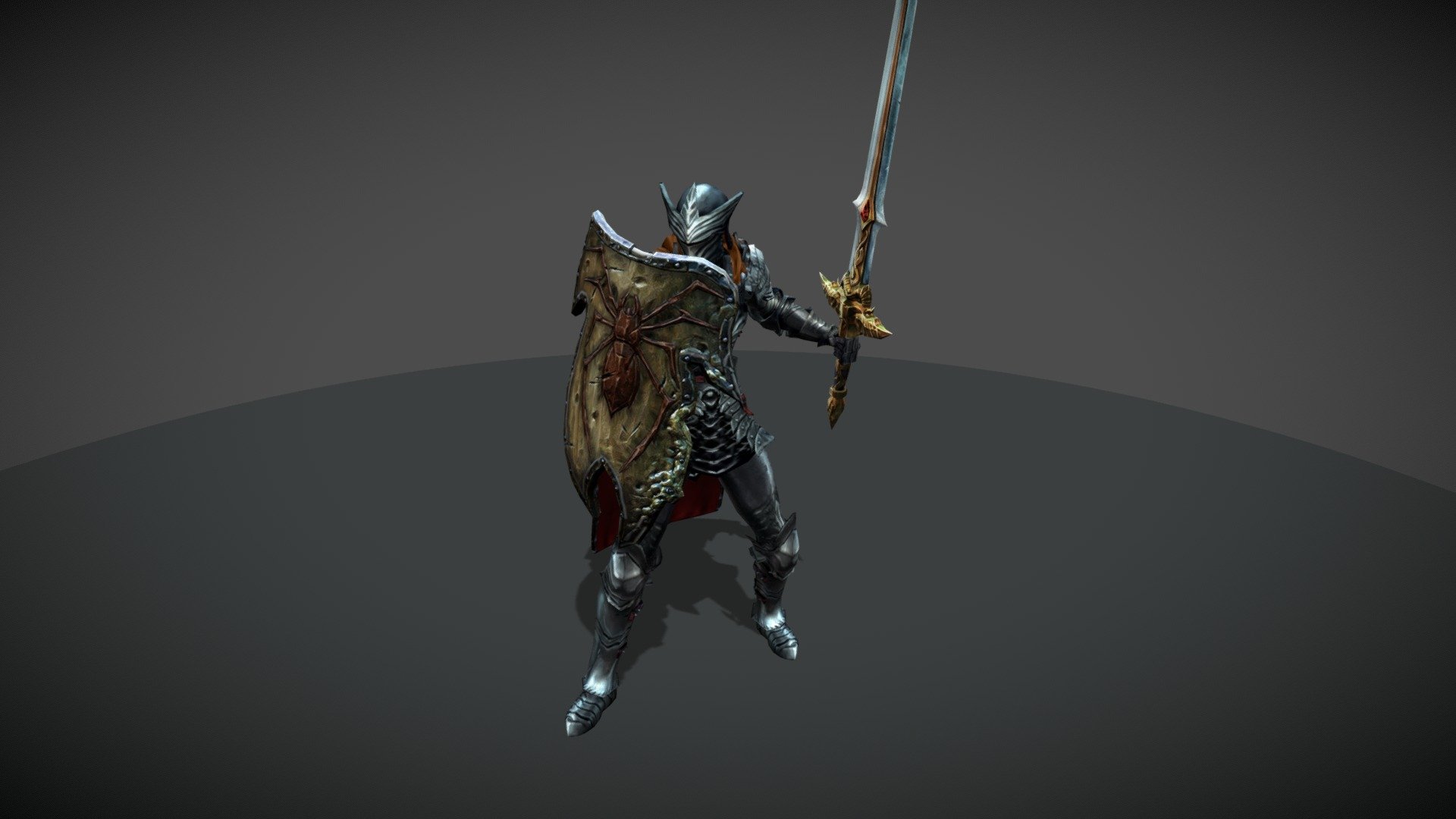 Broken Ranks - Female Knight - 3D model by Serhii (@lokitemplar ...