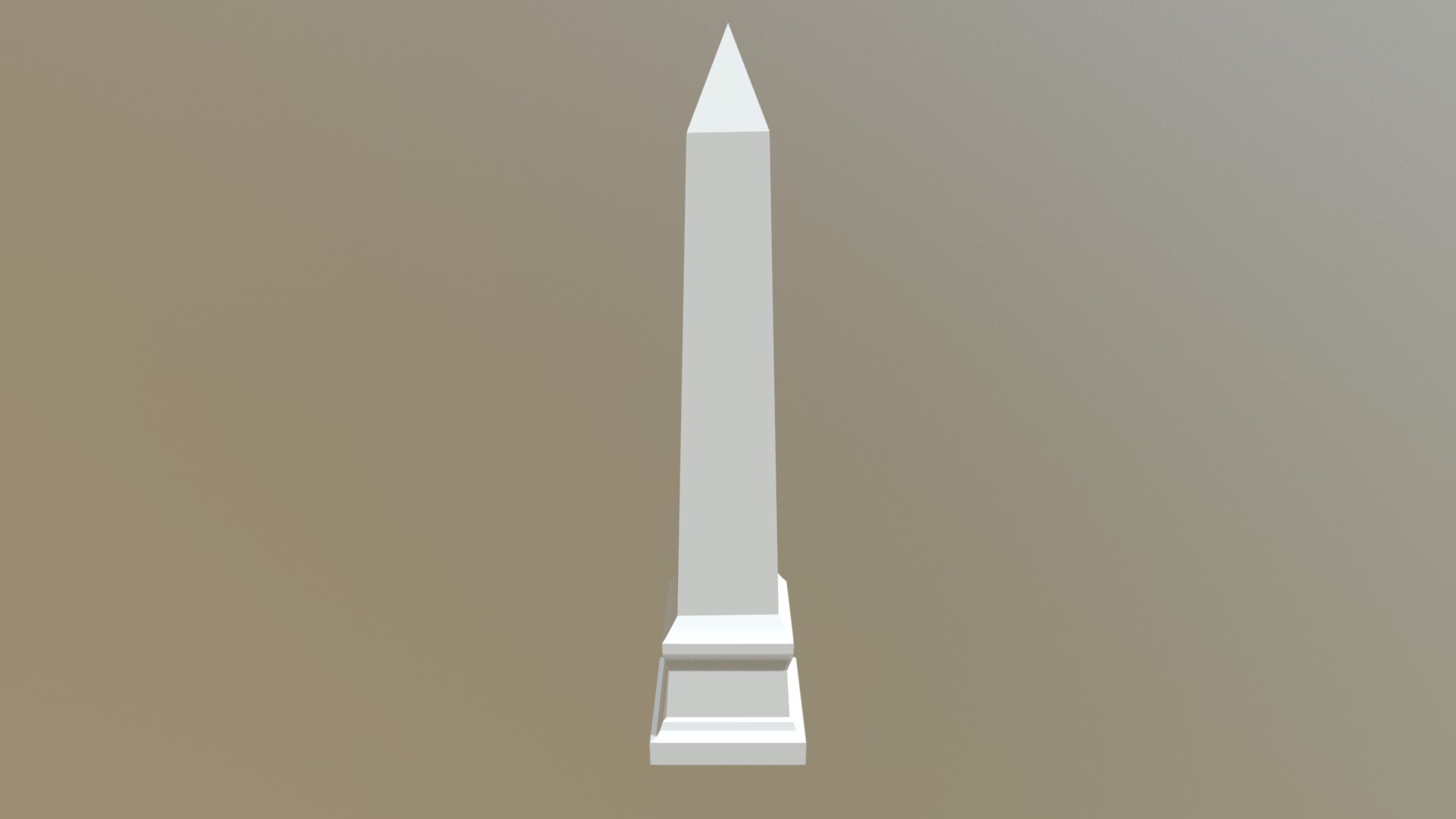 Obelisk - 3D model by desmondr [ce14059] - Sketchfab