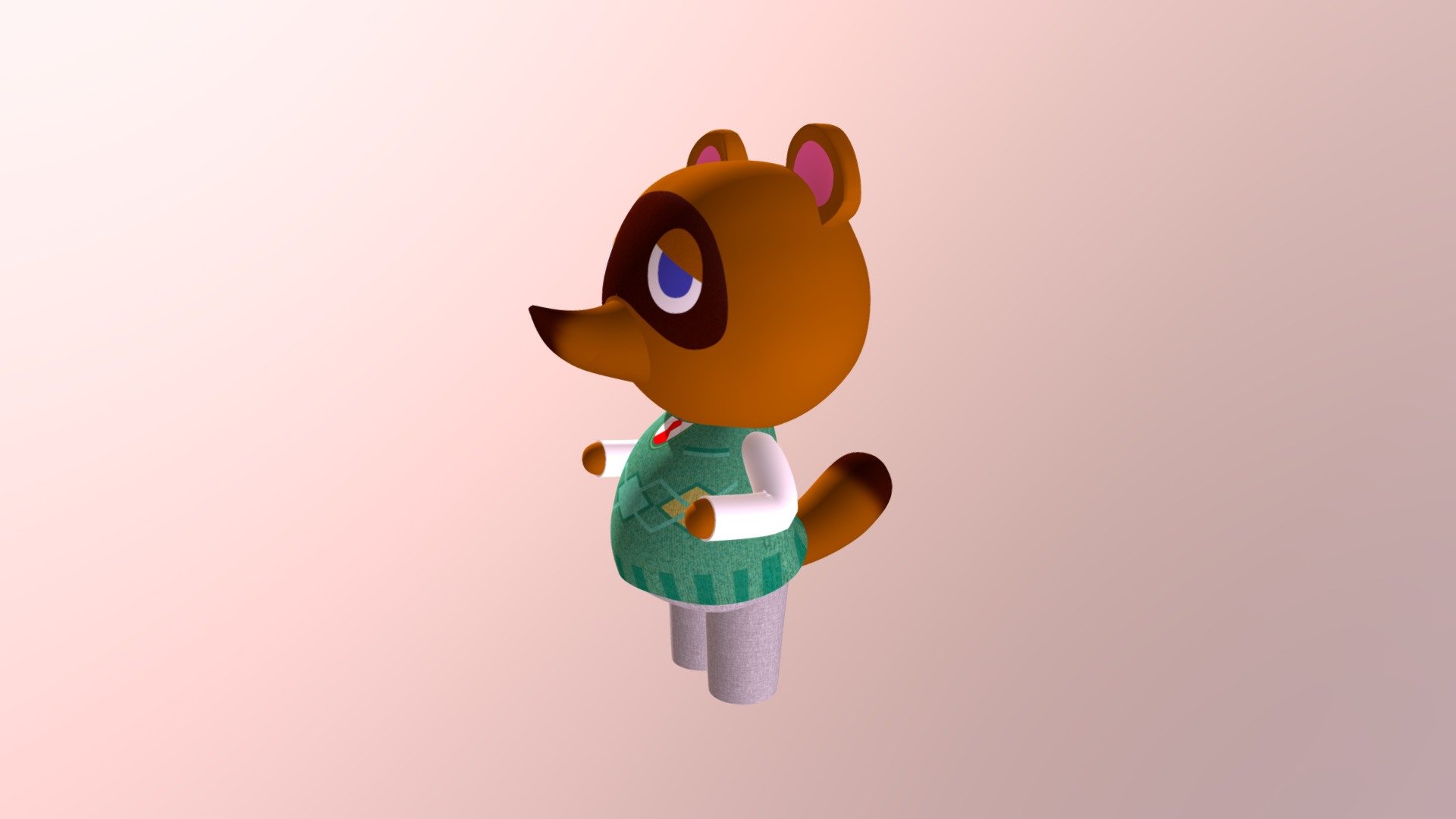 Tom Nook - Download Free 3D model by alexander nagle (@alexandernagle ...
