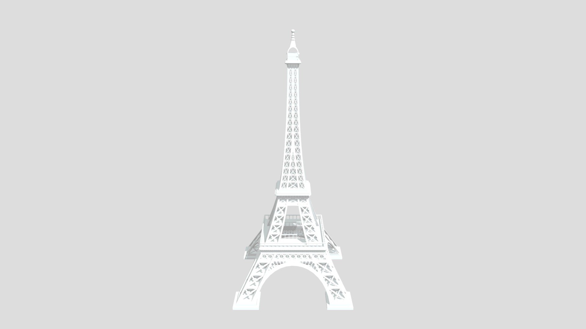 Eiffel Tower - Download Free 3D model by youberhu15 [ce14ecc] - Sketchfab