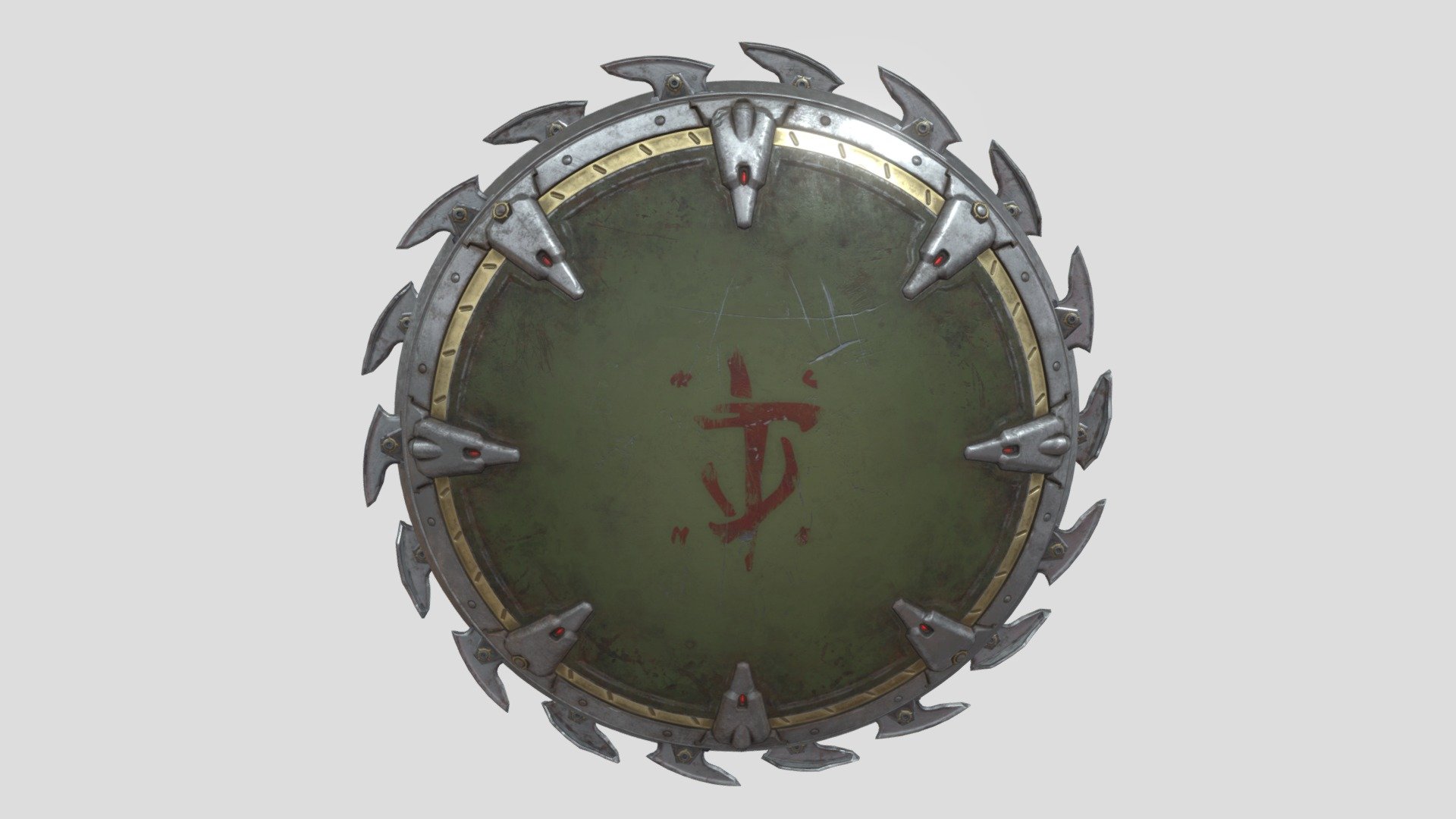 Shield Saw - Download Free 3D model by irons3th [ce1688f] - Sketchfab