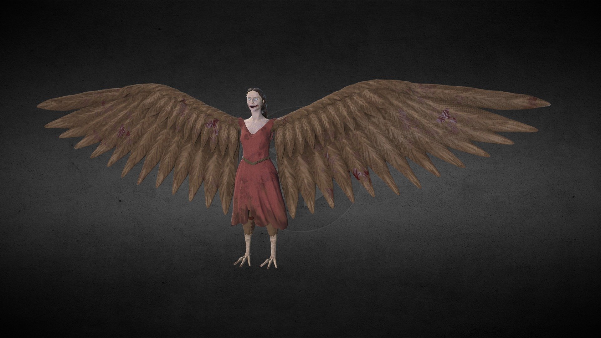 Harpy - 3D model by Ellisiv [ce173d3] - Sketchfab