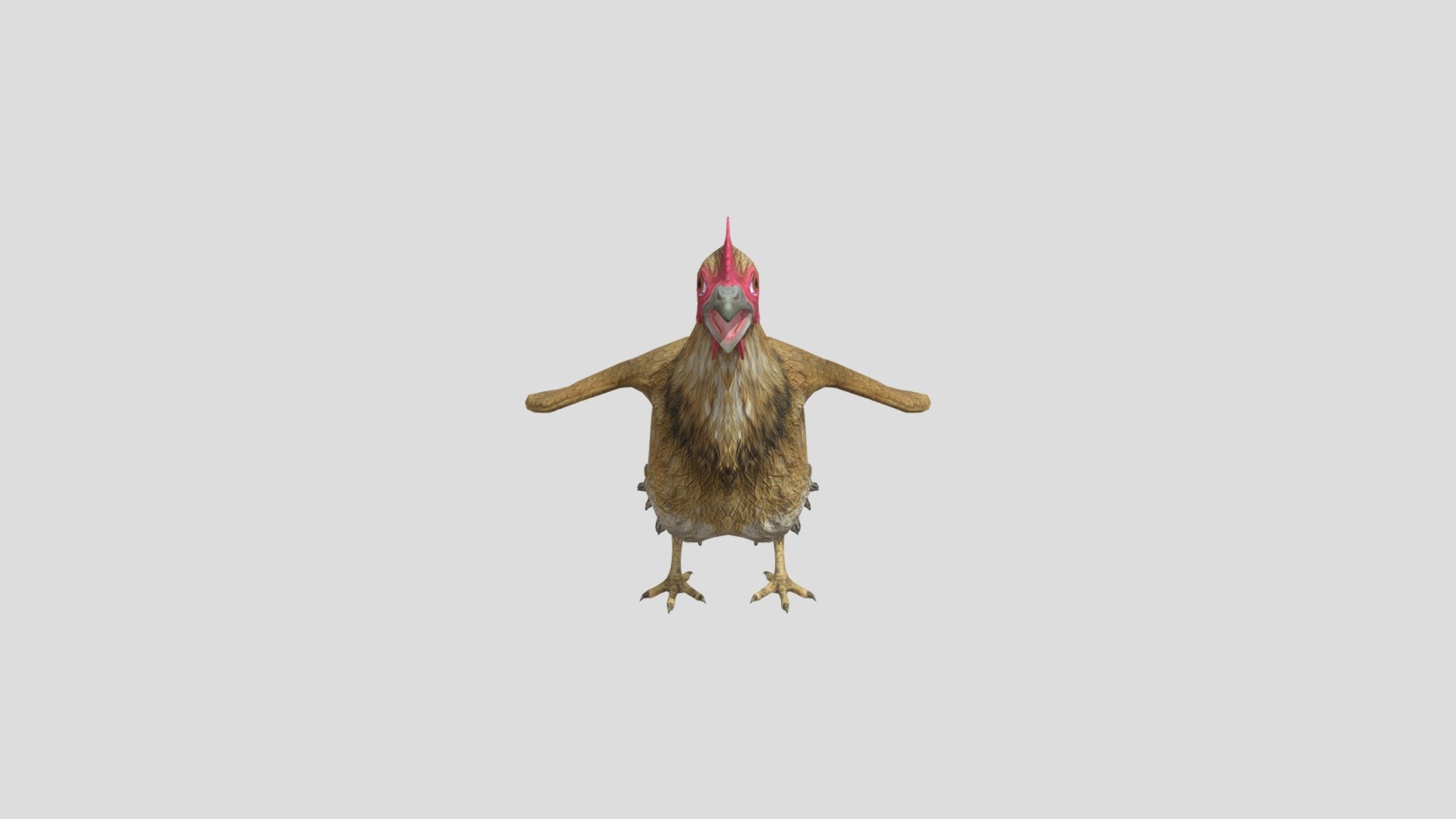 Chicken - Download Free 3D model by hendrikReyneke [ce17aab] - Sketchfab