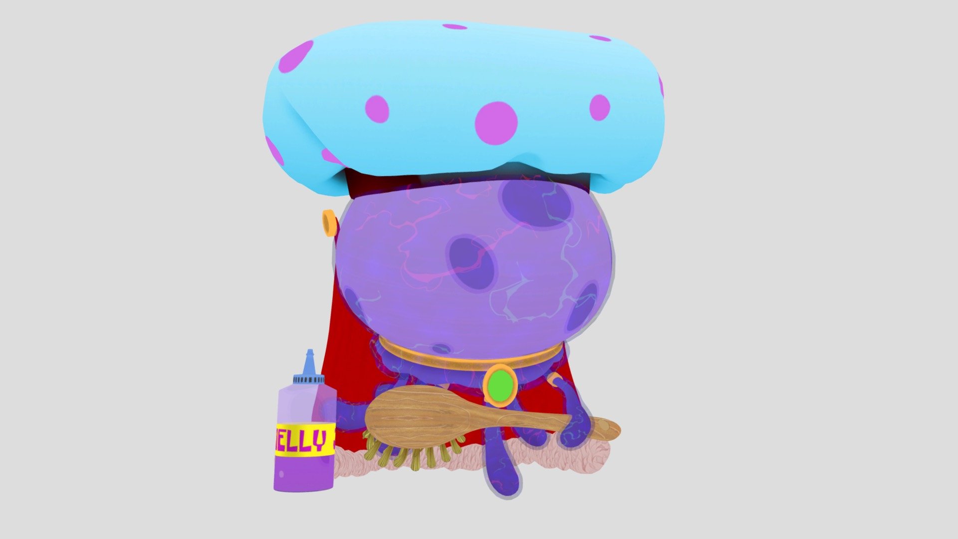 Bfbbr-King Jellyfish boss (Animation) - Download Free 3D model by SMF ...