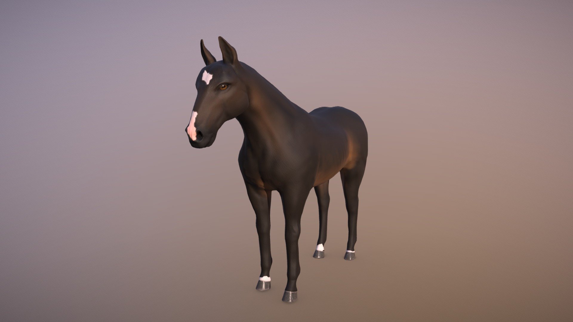 Horse - game ready - 3D model by Elies (@Eliesx) [ce18973] - Sketchfab